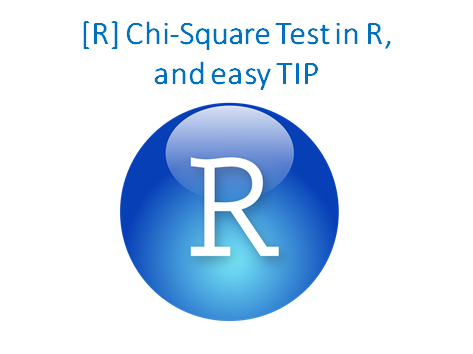 [R] Chi-Square Test in R, and easy TIP