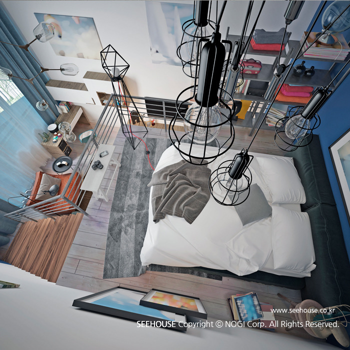 컨템포러리 스타일 인테리어 로프트 하우스 (Contemporary Interior) ⓒ 씨하우스 SEEHOUSE