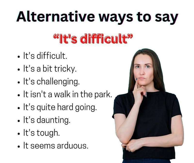It's difficult