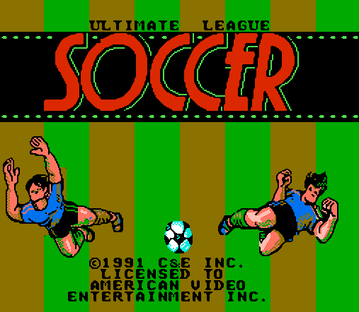 NES ROMS - Ultimate League Soccer (EUROPE / 유럽판 롬파일 다운로드)