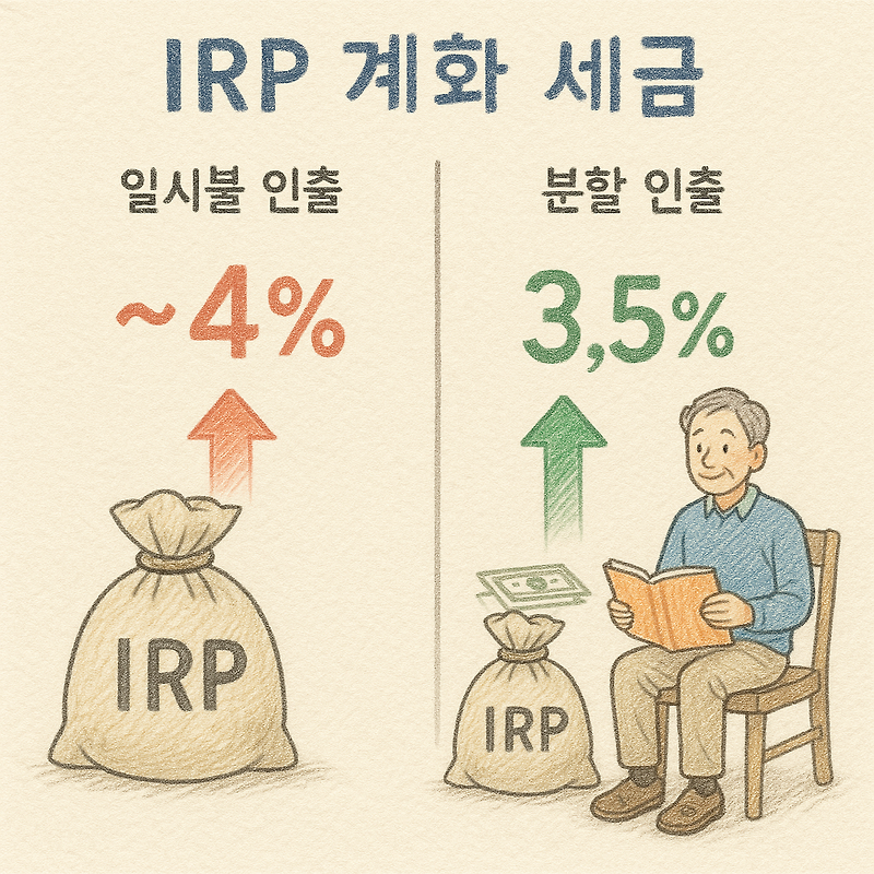 IRP 계좌 세금 및 은행 선택 가이드