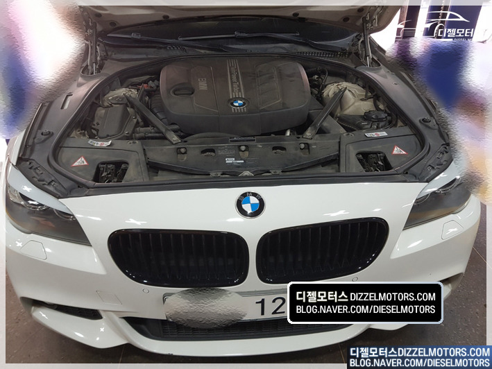 BMW 520/클리닝 작업 방문-흡기 클리닝,밸브 클리닝,DPF 탈거 클리닝,BBN 카본 수소 클리닝