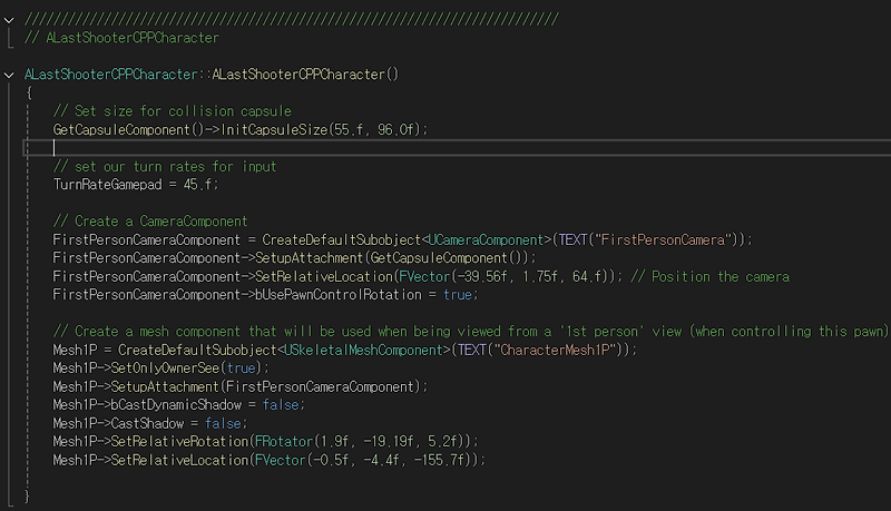 CreateDefaultSubobject 함수, FName, FString, TEXT 매크로, TCHAR
