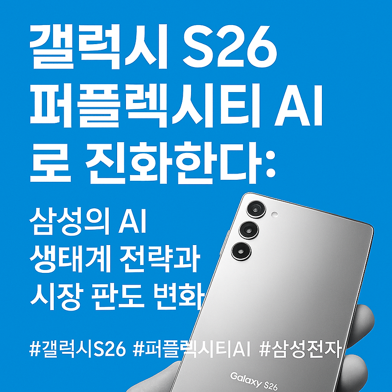 삼성전자 주가에도 긍정 신호! 퍼플렉시티 AI 탑재 갤럭시 S26 기대감 (ft.삼성 핸드폰 AI)