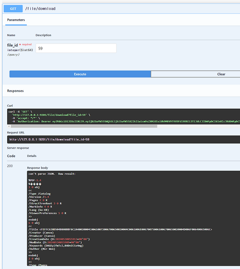 Java Spring Boot File download