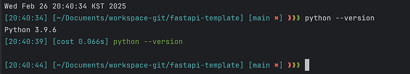 FastAPI: setUp() { venv 가상환경 설정; 기본 architecture; }