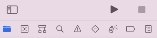 Xcode Navigation Bar 메뉴 기능