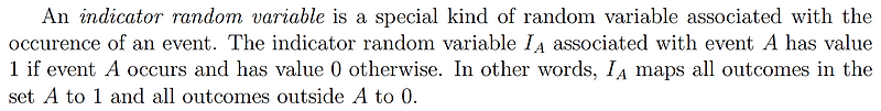 Indicator Random Variable :: 작업장