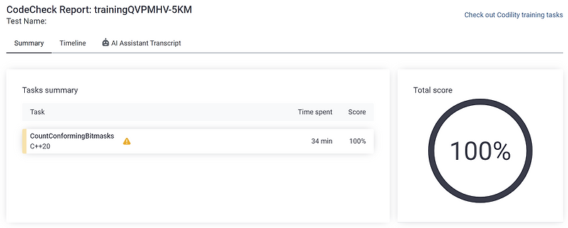 [Codility] Count Conforming Bitmasks