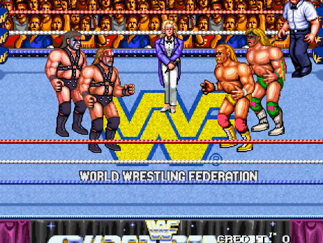 WWF 프로 레슬링 오락실게임하기 - WWF WrestleFest