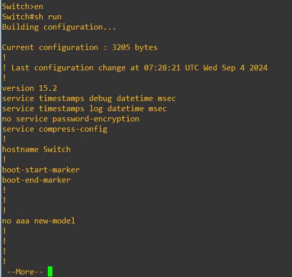 Cisco Switch Terminal User's Tip