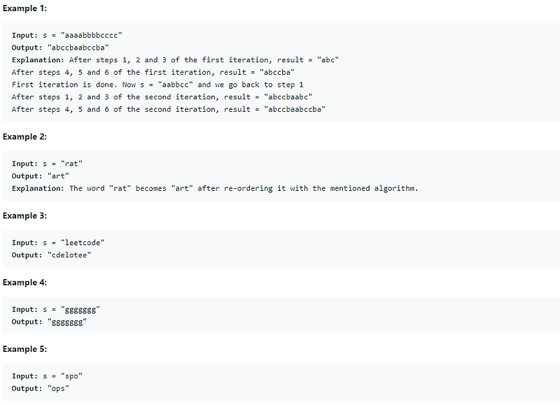 [LeetCode] 1370. Increasing Decreasing String :: 진리 블로그