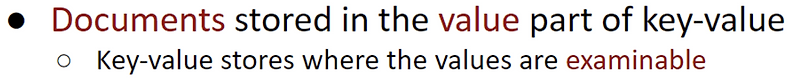 NoSQL