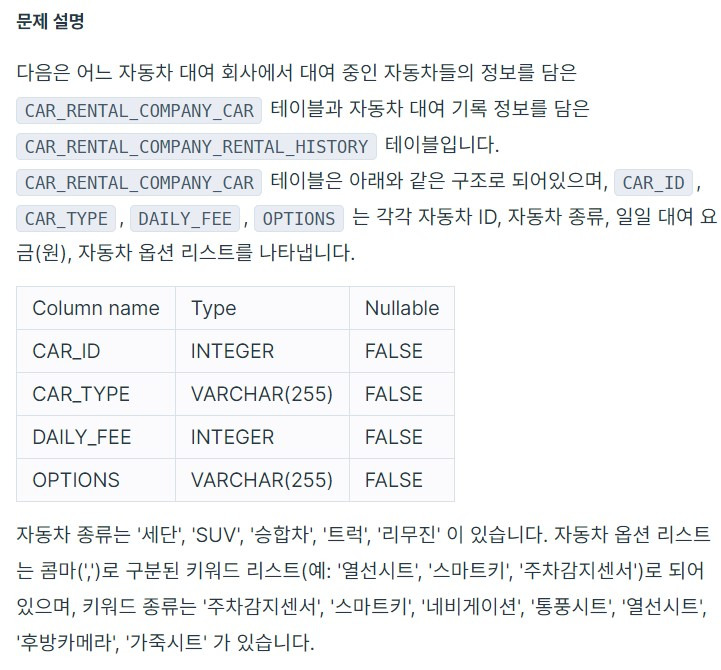 프로그래머스 Mysql 대여 기록이 존재하는 자동차 리스트 구하기