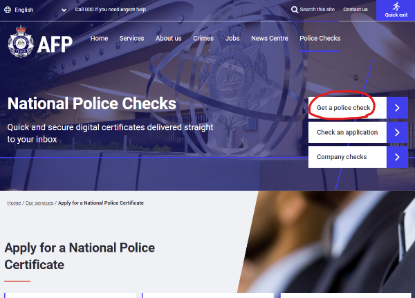 호주범죄기록 | AFP(Australian Federal Police check) 발급하기