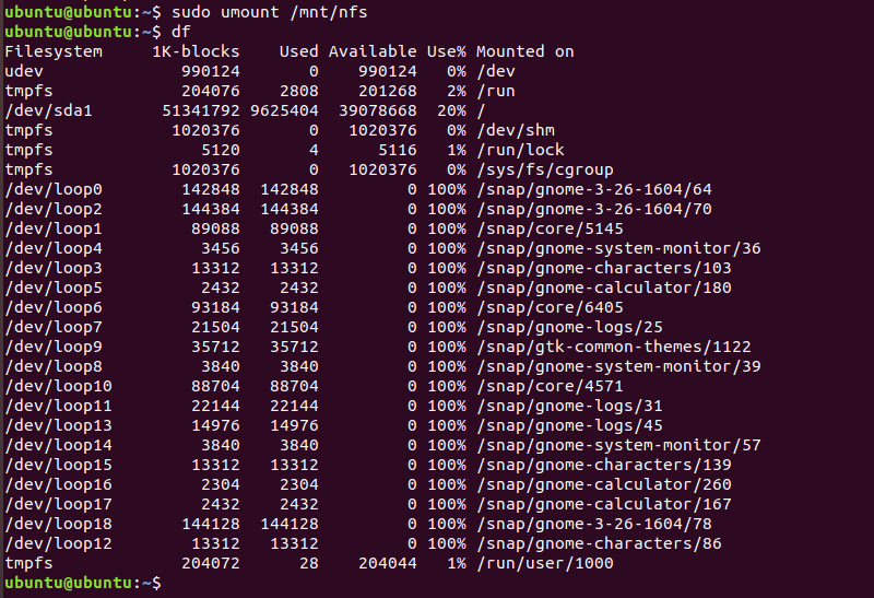 6. Ubuntu NFS 설치 및 설정