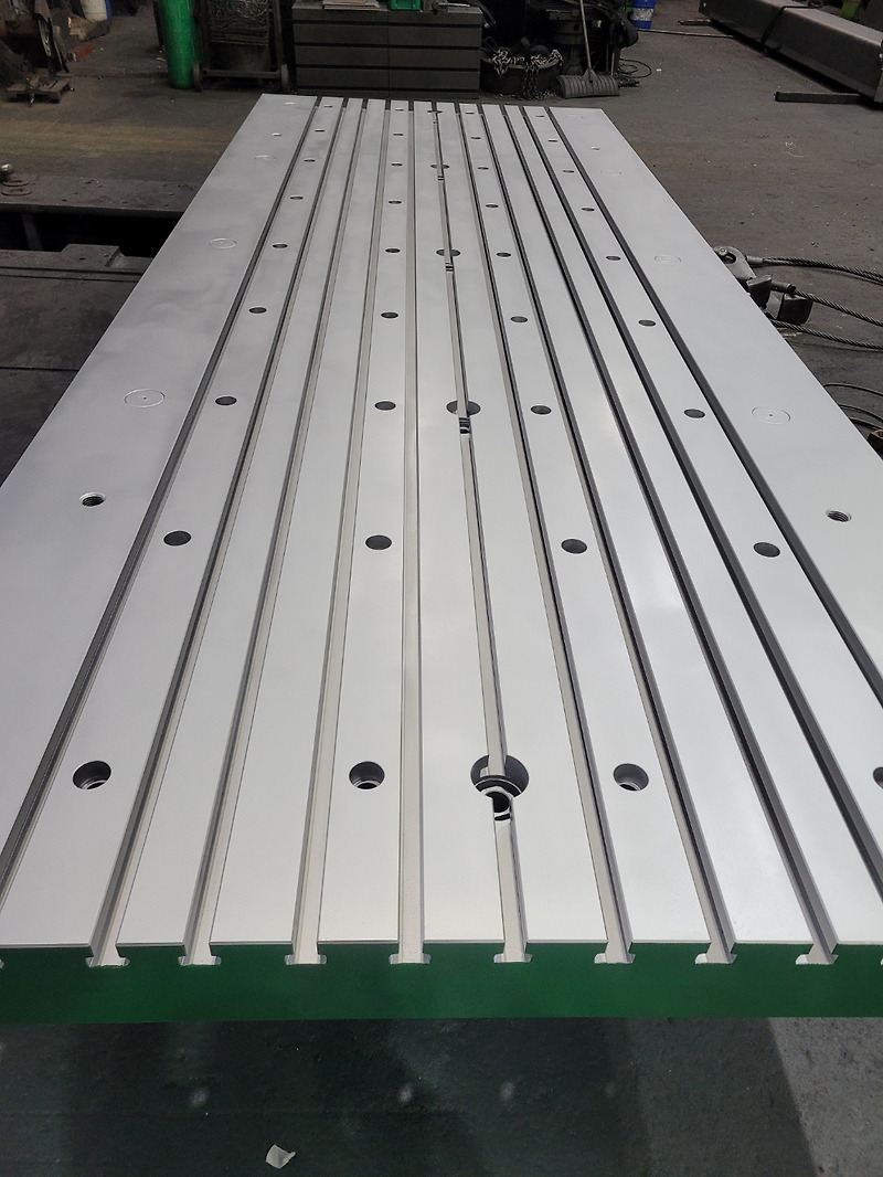 스틸정반제작(T-SLOT BED)