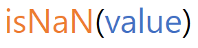 [JavaScript] isNaN() 함수 / 값이 NaN인지 확인하기