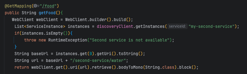 FeignClient 를 활용해보기(feat. Eureka)