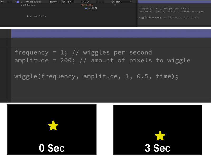Creating a Looping Wiggle Expression