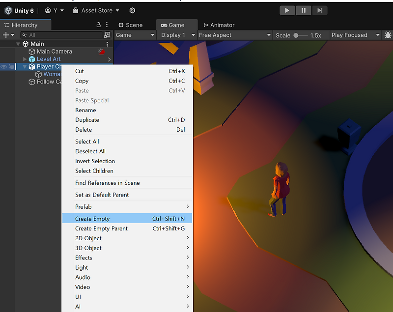 [Retro유니티] 인터페이스를 통한 IDamageable 구현 및 Guns 객체생성