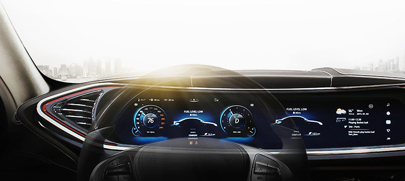 G80 F/L 울트라 와이드 OLED 디스플레이 첫 발견