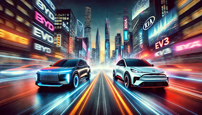 BYD 아토3 vs 기아 EV3 비교 분석