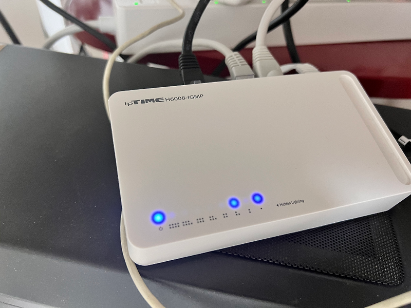 스위칭허브 공유기 차이 및 스위칭허브 구매시 고려할점 소개. (feat. IPTIME H6008-IGMP)