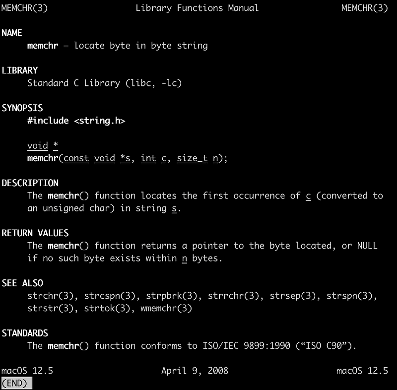 [C] memchr / memchr.c / memchr in c