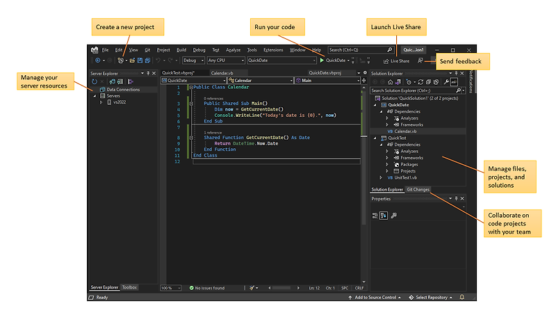 Visual Studio 의 UI