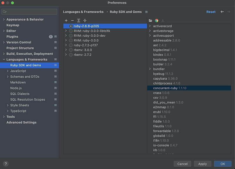 [Ruby][Rubymine] 설치한 파일이 require되지 않을때