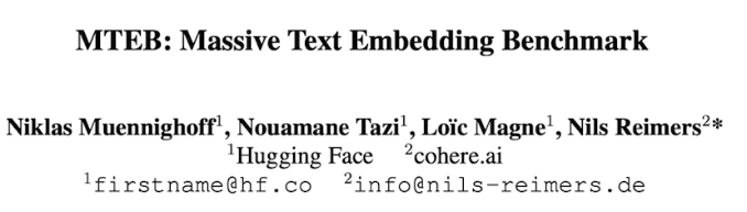 [3/27] Text embedding 관련, BERT , MTEB