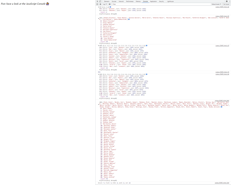 [Javascript30] 4. Array Cardio 1