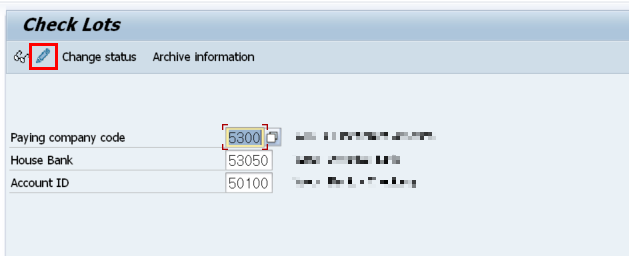 [SAP FI] 트랜잭션 FCHI에서 Lot number 생성하기
