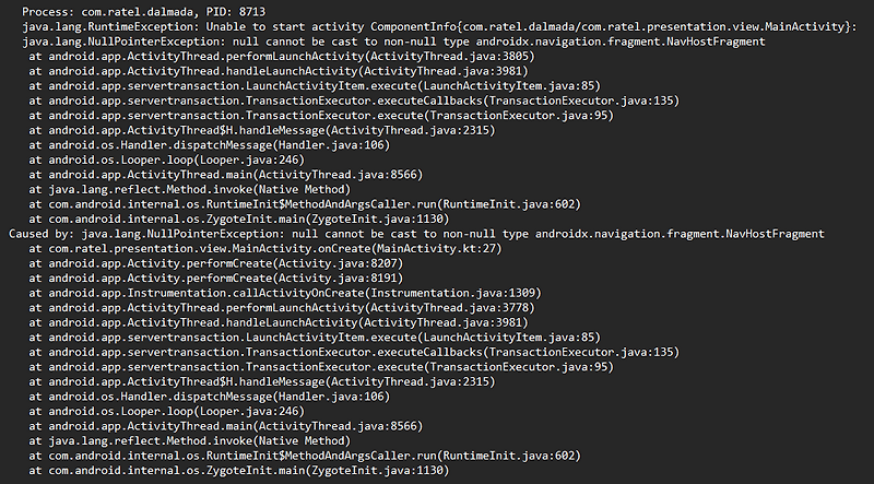 [안드로이드] FragmentContainerView NullPointerException 해결 — 왜?