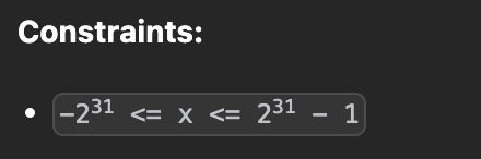 [LeetCode] Reverse Integer 풀이 및 후기 — 준현 공부 블로그