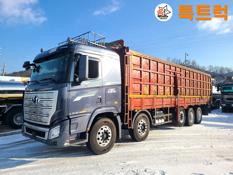 25톤유압방통차 중고방통차 철스크랩운반차 2022년형 엑시언트방통차 신차급 컨디션 유압방통차 특트럭m