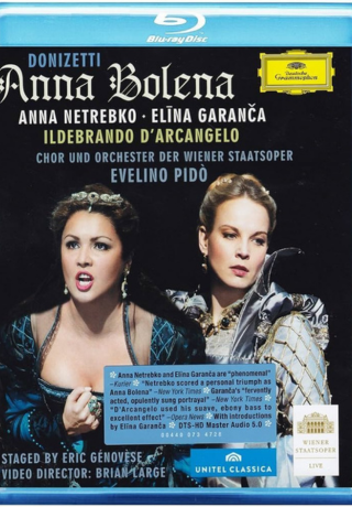 Donizetti: Anna Bolena / Pidò, Netrebko, Garanca [Blu-ray]