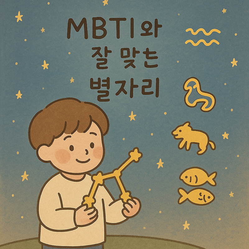 🌟 [조각별이야기 #3] MBTI로 보는 나랑 찰떡인 별자리 궁합은?