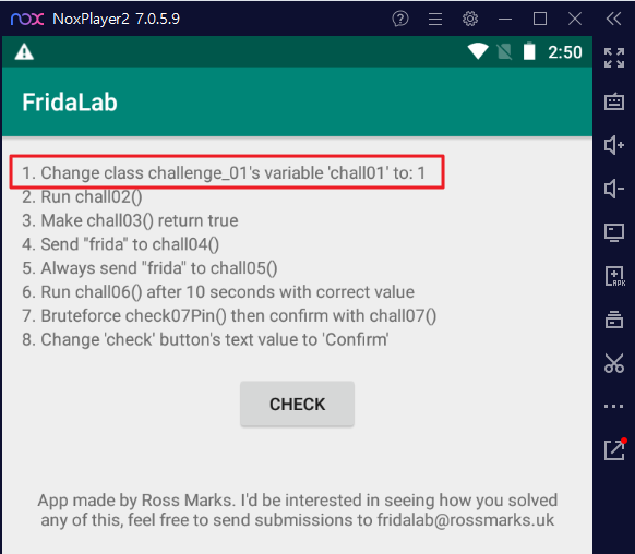 FridaLab - 문제풀이 - 1번