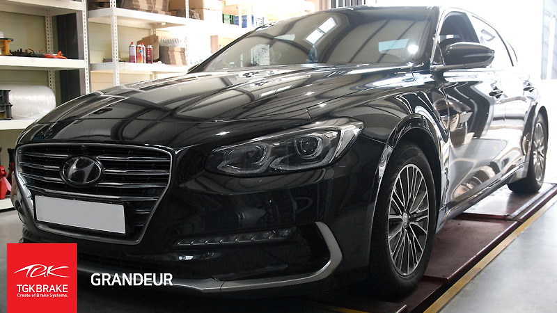 [현대 그랜저IG] K5 GT 순정 브레이크 이식 - 부산브레이크튜닝전문샵 :: TGK 브레이크