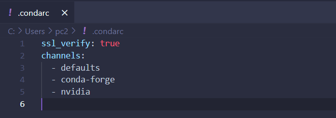 [오류해결] CondaValueError: Malformed version string '~': invalid character(s).