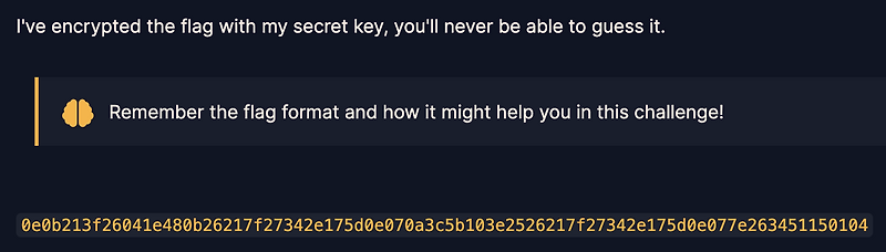 [CryptoHack] You either know, XOR you don't