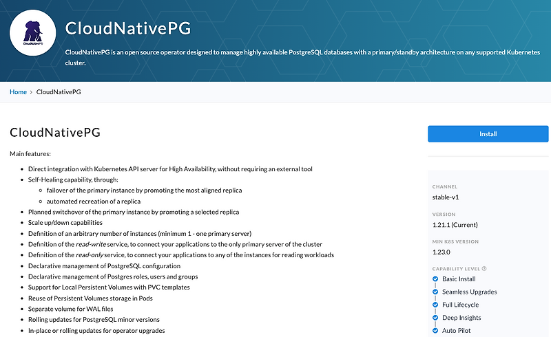 [DOIK2] 쿠버네티스 오퍼레이터 @PostgreSQL