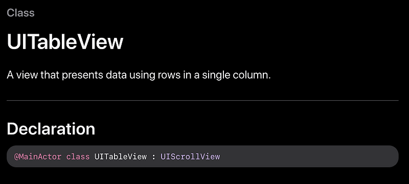 [UIKit] UITableView 기초부터 다시 살펴보기