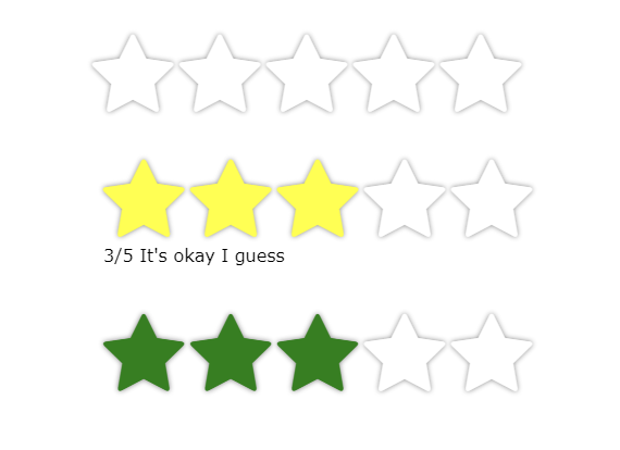 Star Rating with jQuery