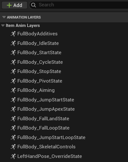 [Unreal] Lyra - Animation Layer Interface