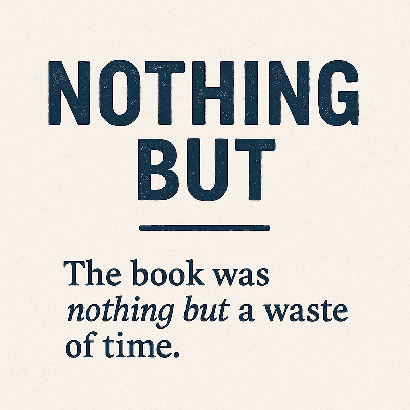 📎 nothing but