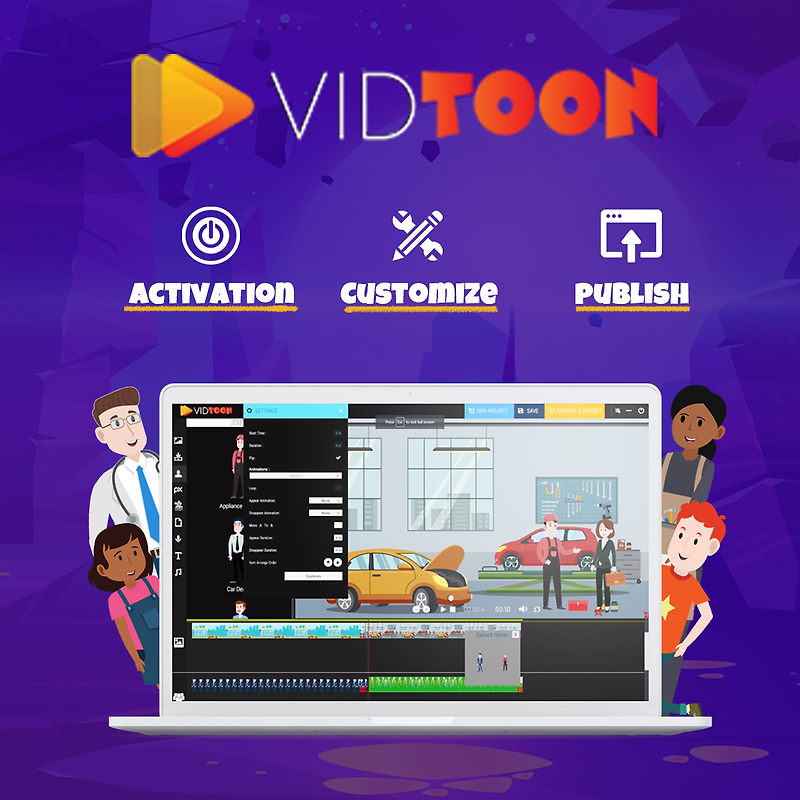 VidToon is here! Drag and drop animation made easy...