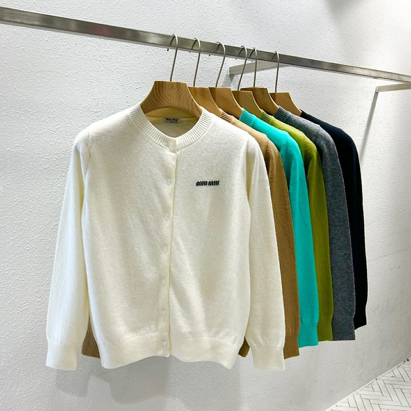 M 라운드 가디건 6col